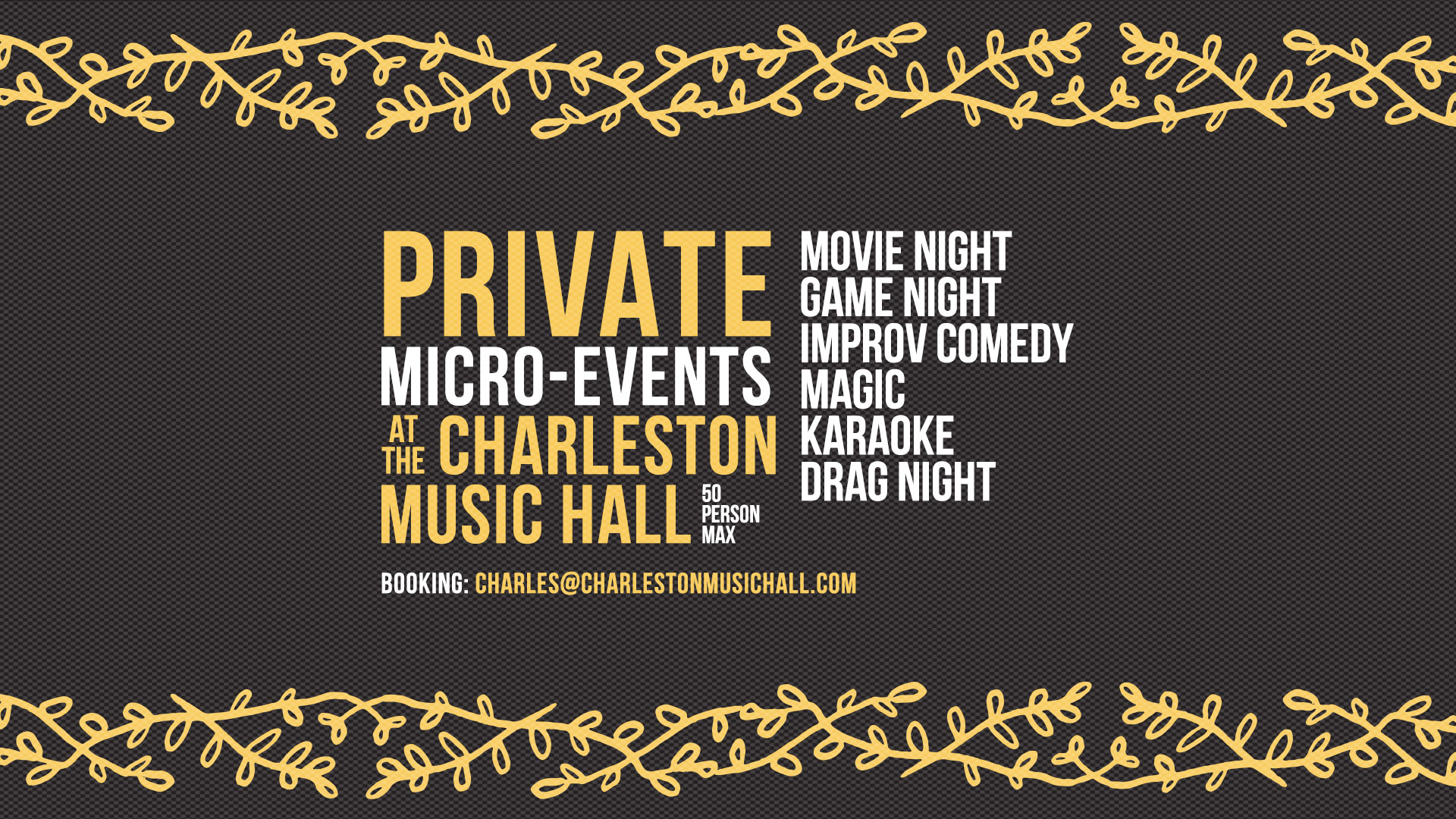 Micro Event Design - Stabercrombie Design